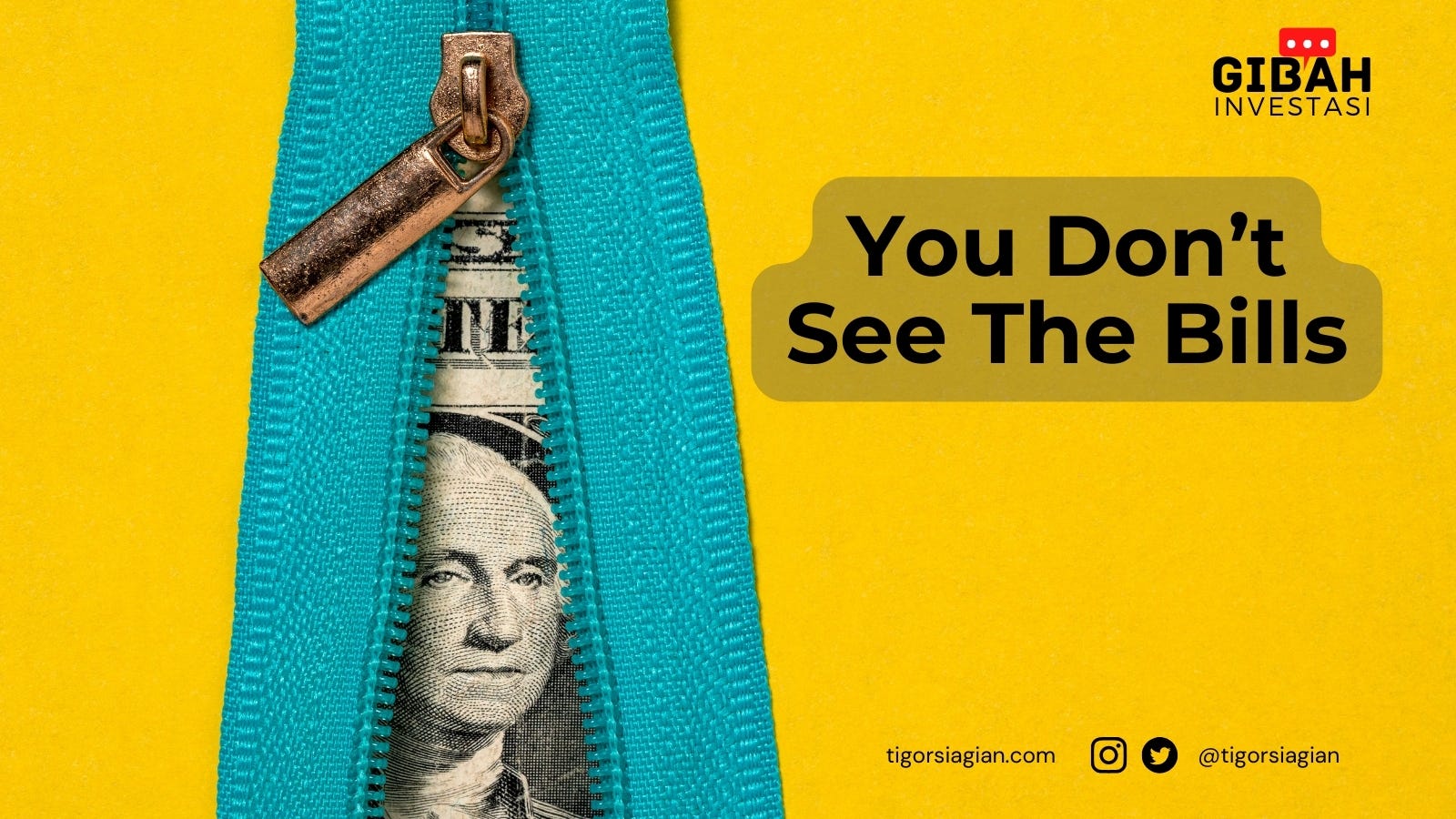 You Don’t See the Bills - by Tigor Siagian, CFA, FRM