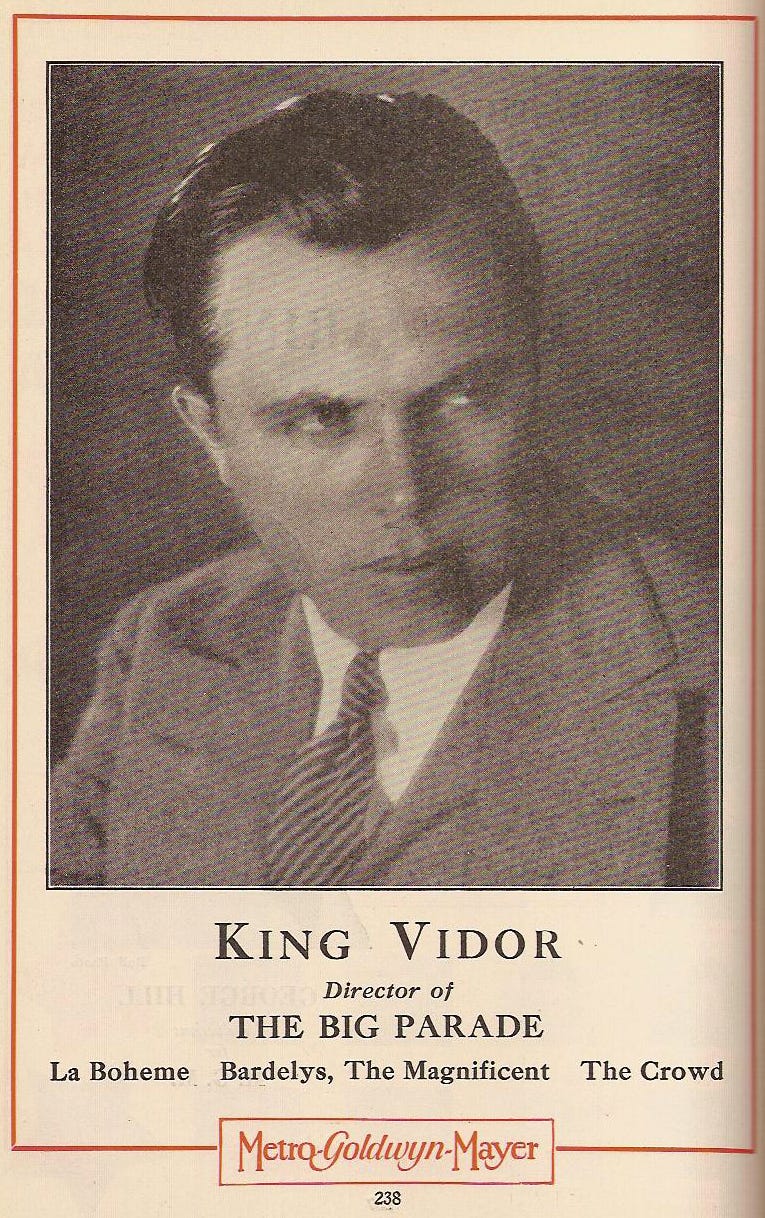 King Vidor, The Crowd, and the Dragon