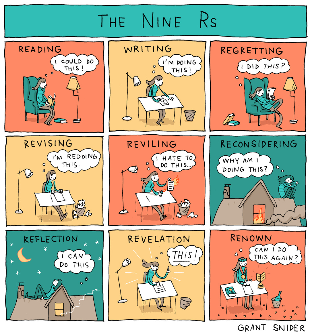 The Nine Rs - by Grant Snider - Incidental Comics