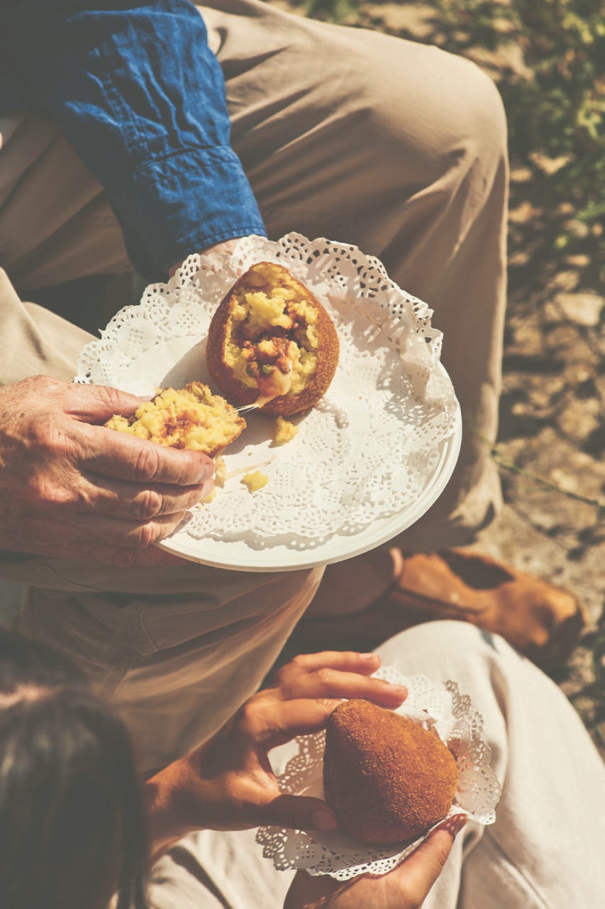 Nini's Arancini (Sicilian Deep-Fried Rice Balls) by Vicky Bennison
