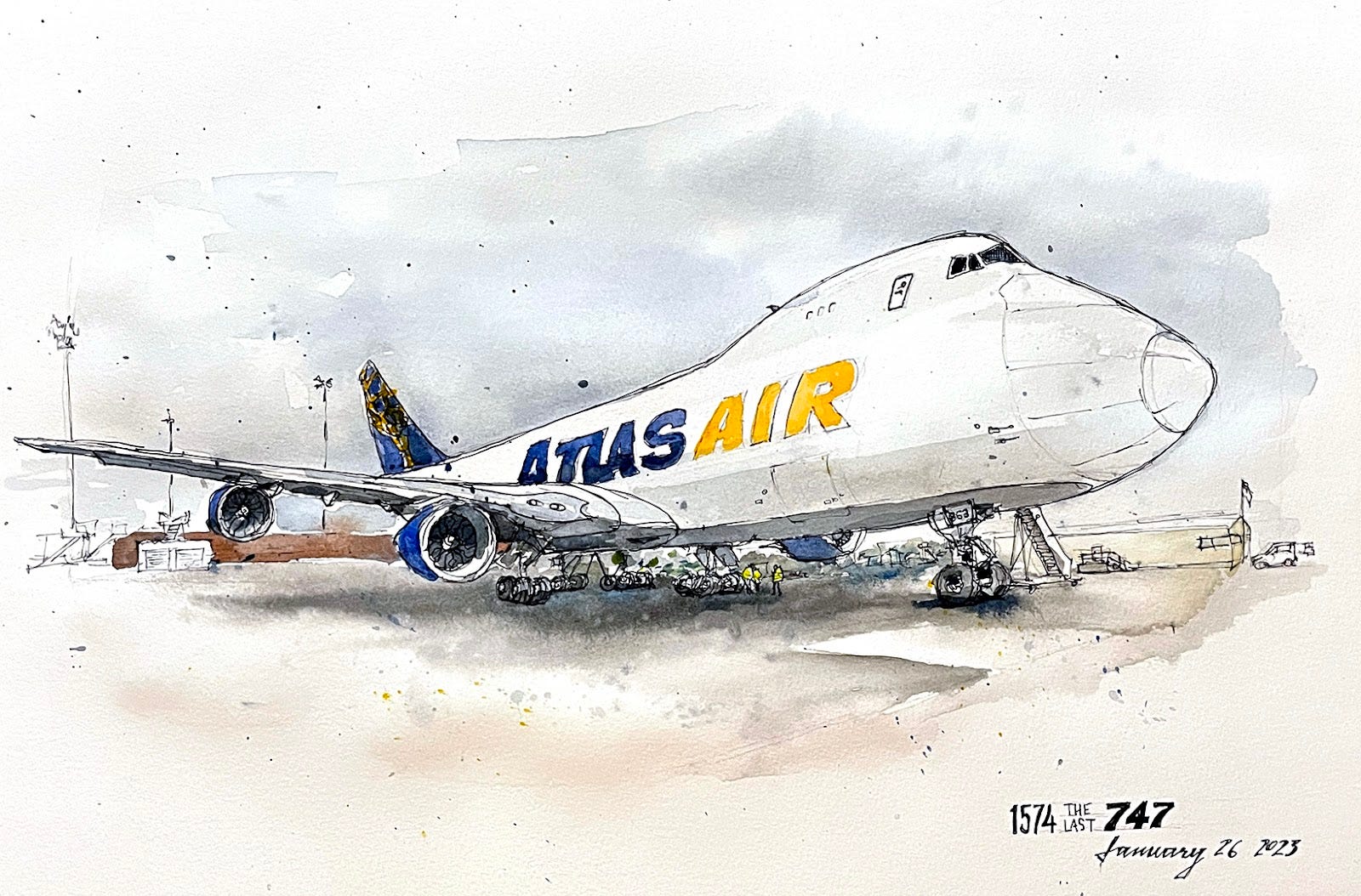 Farewell to the Boeing 747 - by Jeff Barlow - On the Spot