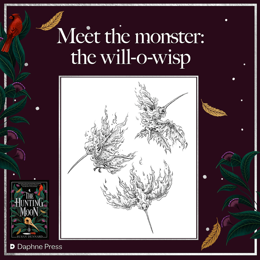 A Hunting Moon illustration sneak peek!