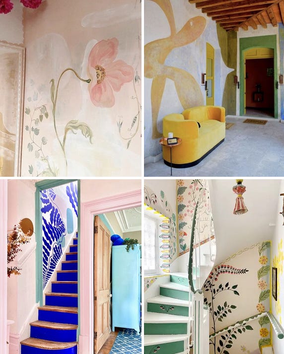 Transform a Room with Hand-Painted Wall Murals