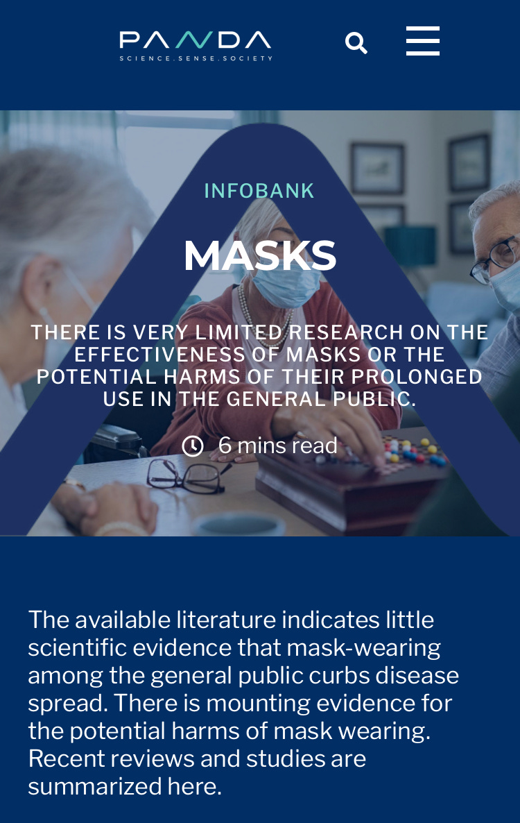 Be Armed with A Good Explanation for "Masks Don't Work!"