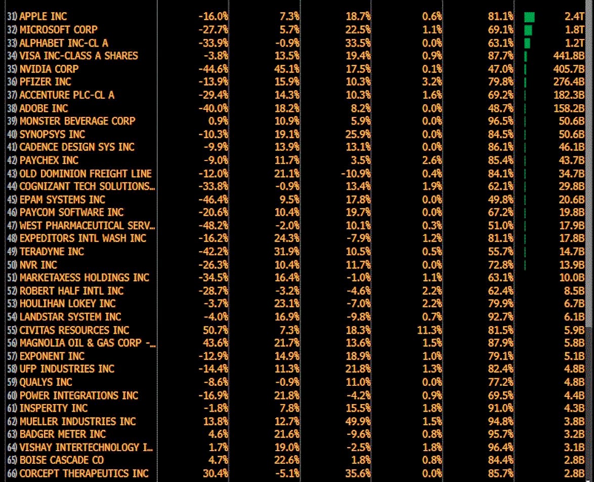 🔍 Screen for Quality Stocks - Compounding Quality