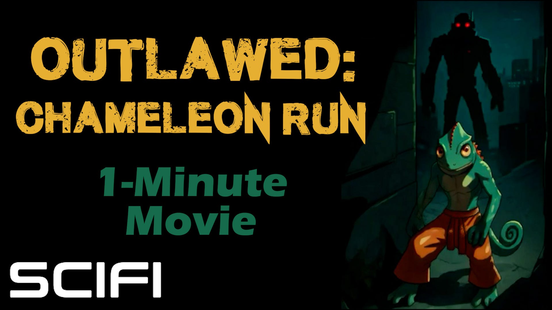 Check out my new animated sci-fi video - OUTLAWED: CHAMELEON RUN on YouTube