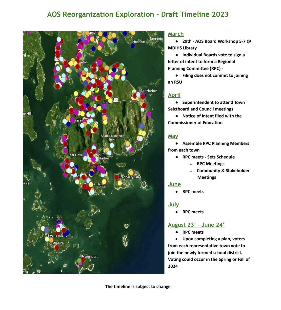 Schools Start Talking Reorganization - by Carrie Jones