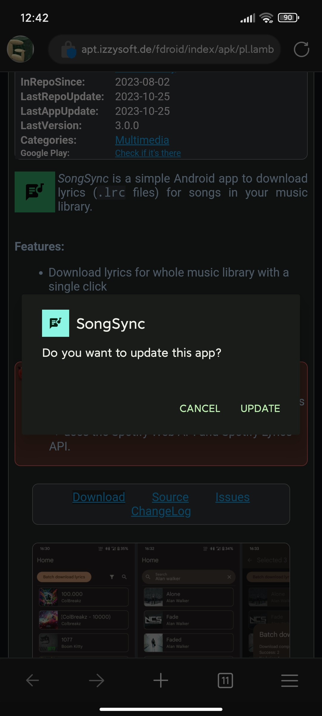 This Android application can download synchronised lyrics for music • Buttondown