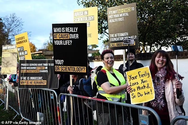 Scientology protest goes off without a hitch, and Tom Cruise made the scene