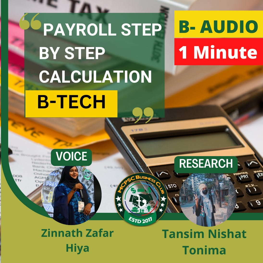 Payroll: Step by step calculation