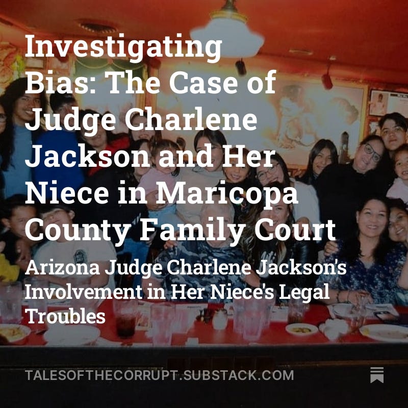 Investigating Bias: The Case of Judge Charlene Jackson and Her Niece in ...