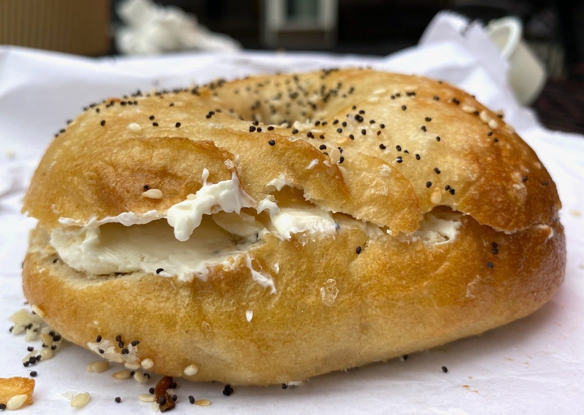 Can I find a good Bainbridge Island bagel at... Coquette Bake Shop