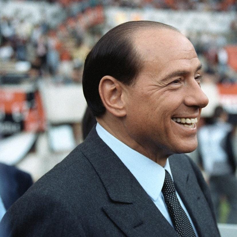 Silvio Berlusconi (1936-2023) - by LEO CAESARIS - Amphora