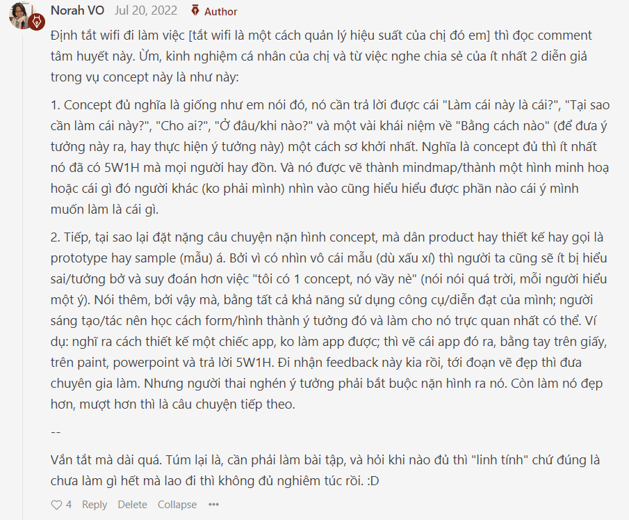 Insight Q&A #1: Research đủ & trọng tâm - by Norah VO