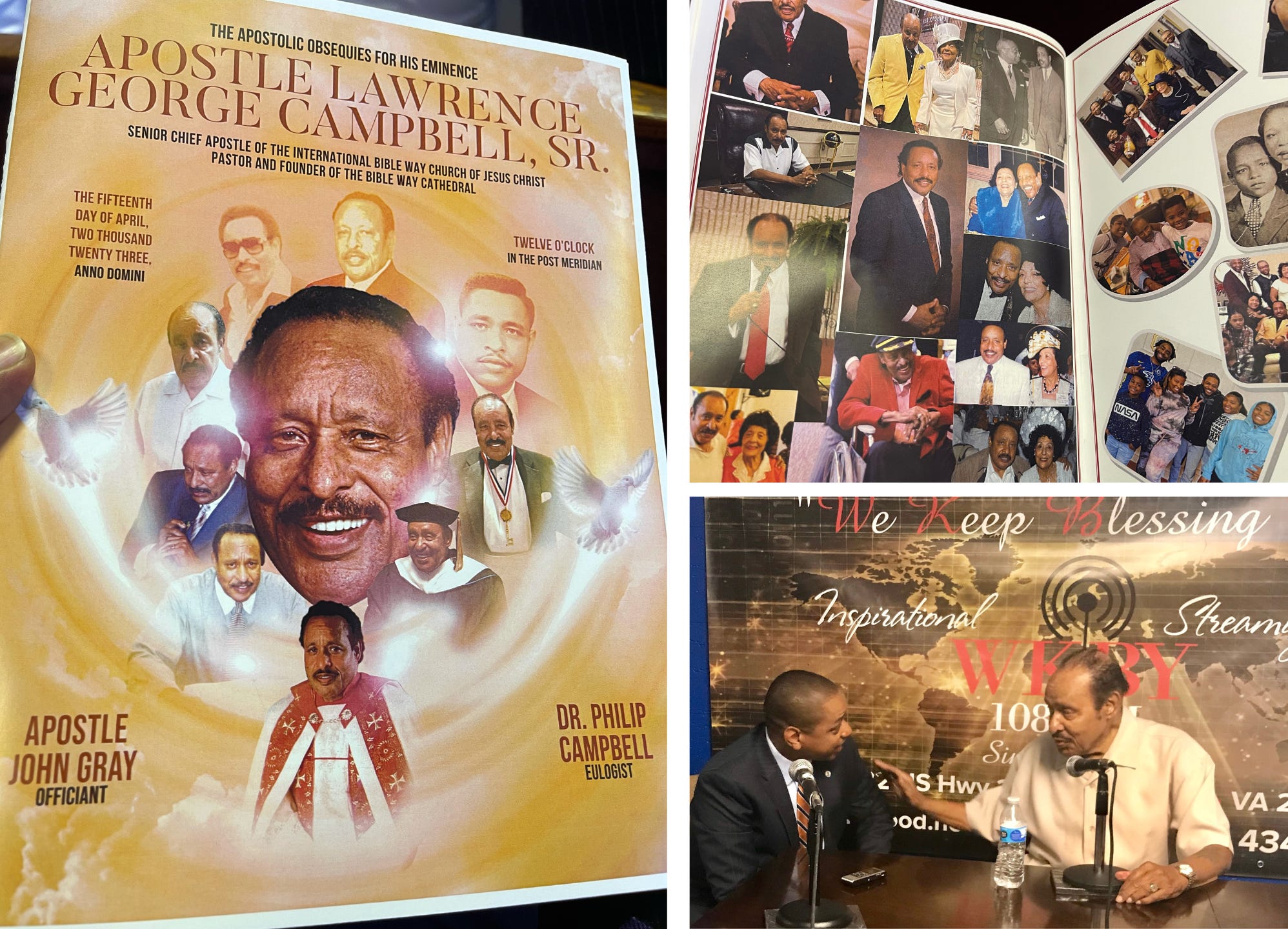 Dr. Paul Nichols Honored, Lawrence Campbell Funeral, 33rd Annual Senior Seminar #Virginia