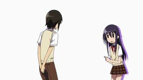Omake Gif Anime - Seitokai Yakuindomo S2 - Episode 6 - I saw the sign