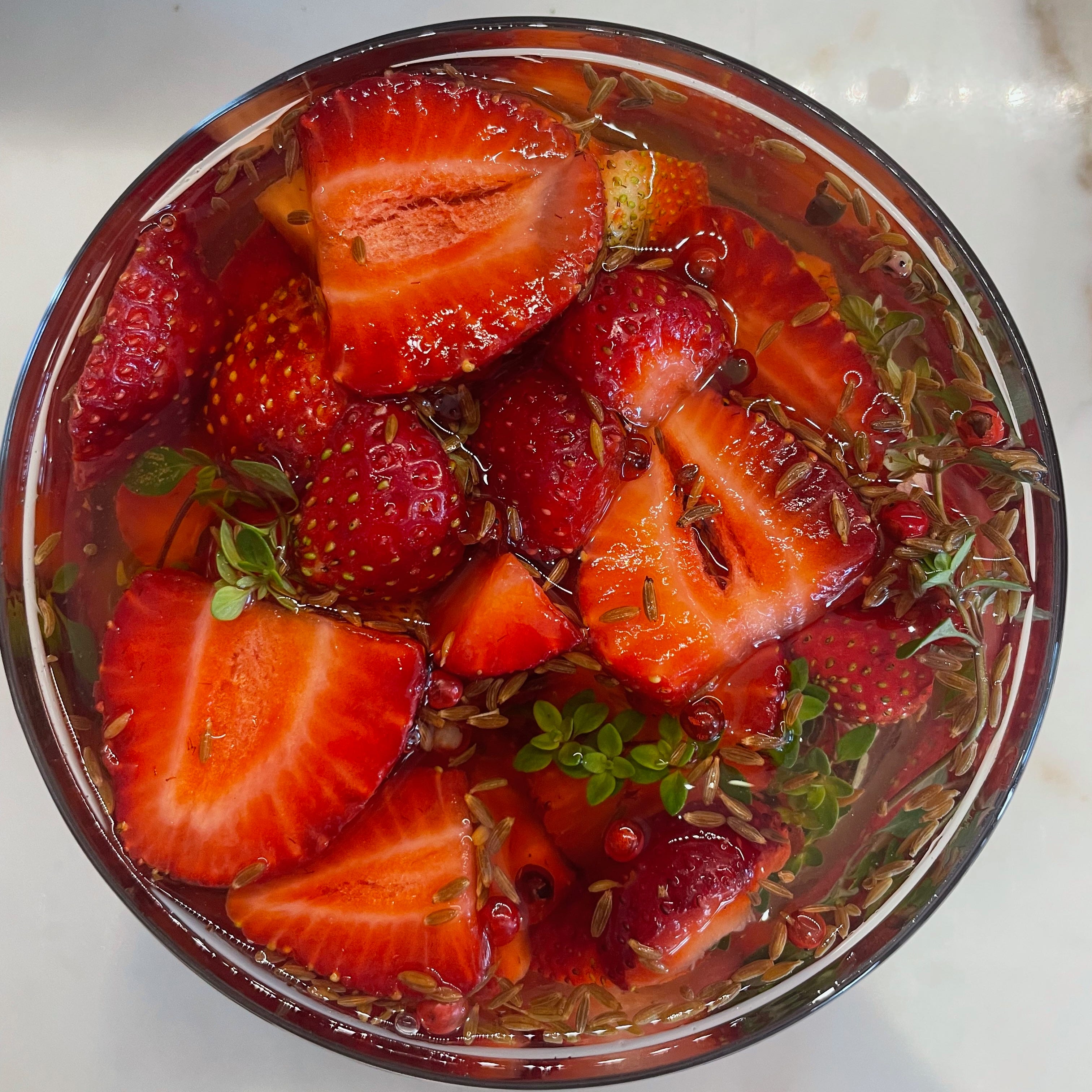 three best bites: pickled fruit and potato salad