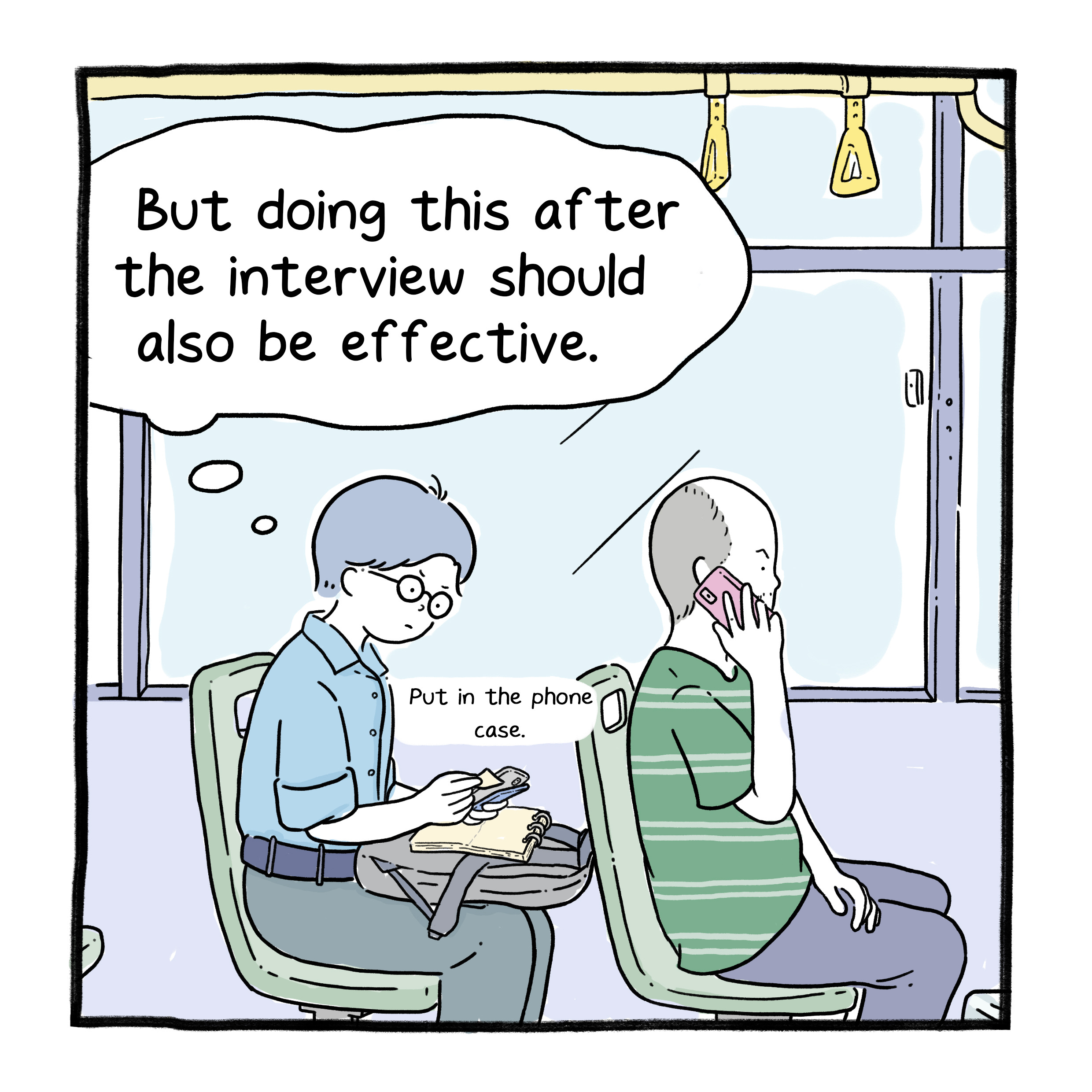 slice of life comedy comic webtoon Chapter 11: Interview Good Luck Charm