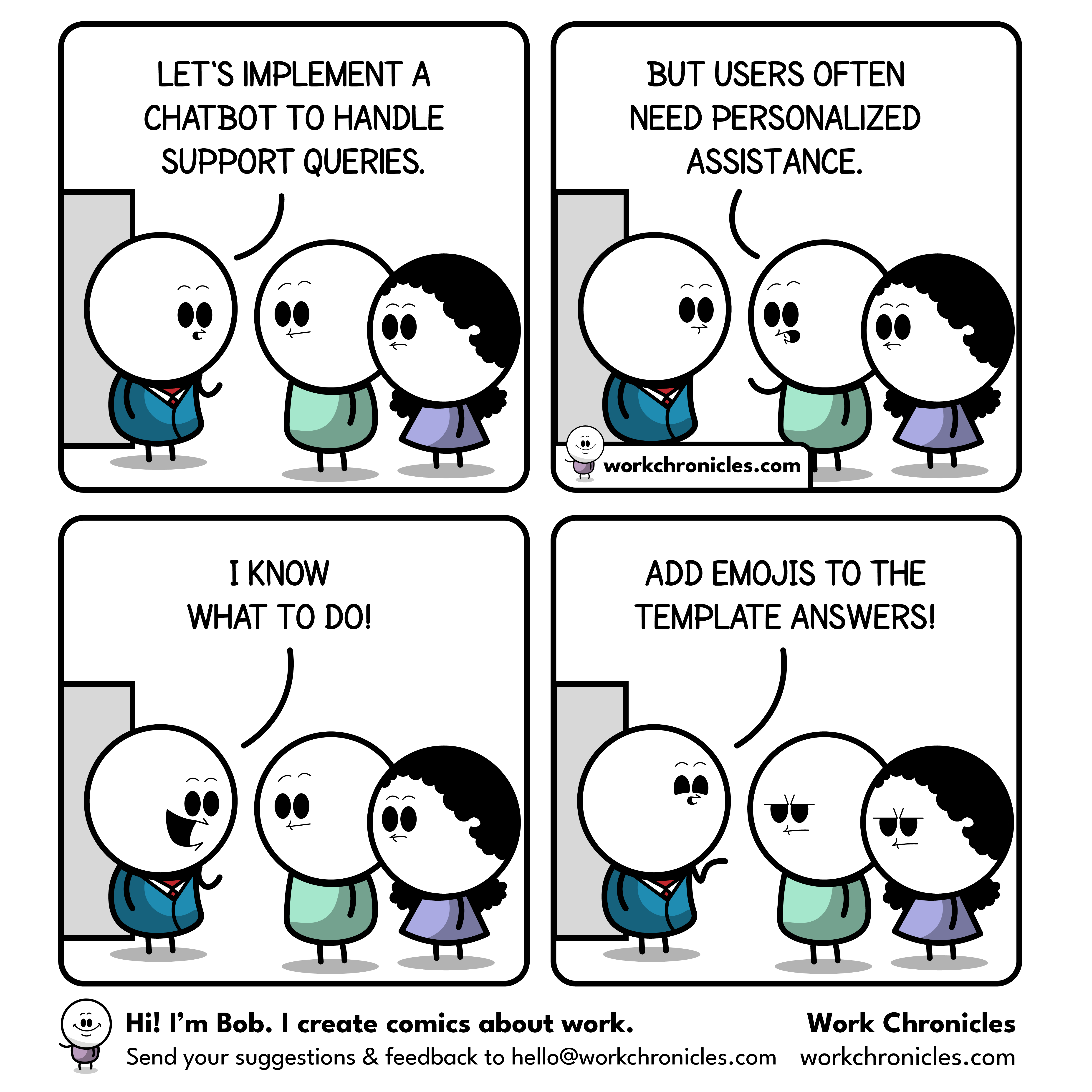 (comic) Personalized Support - Work Chronicles