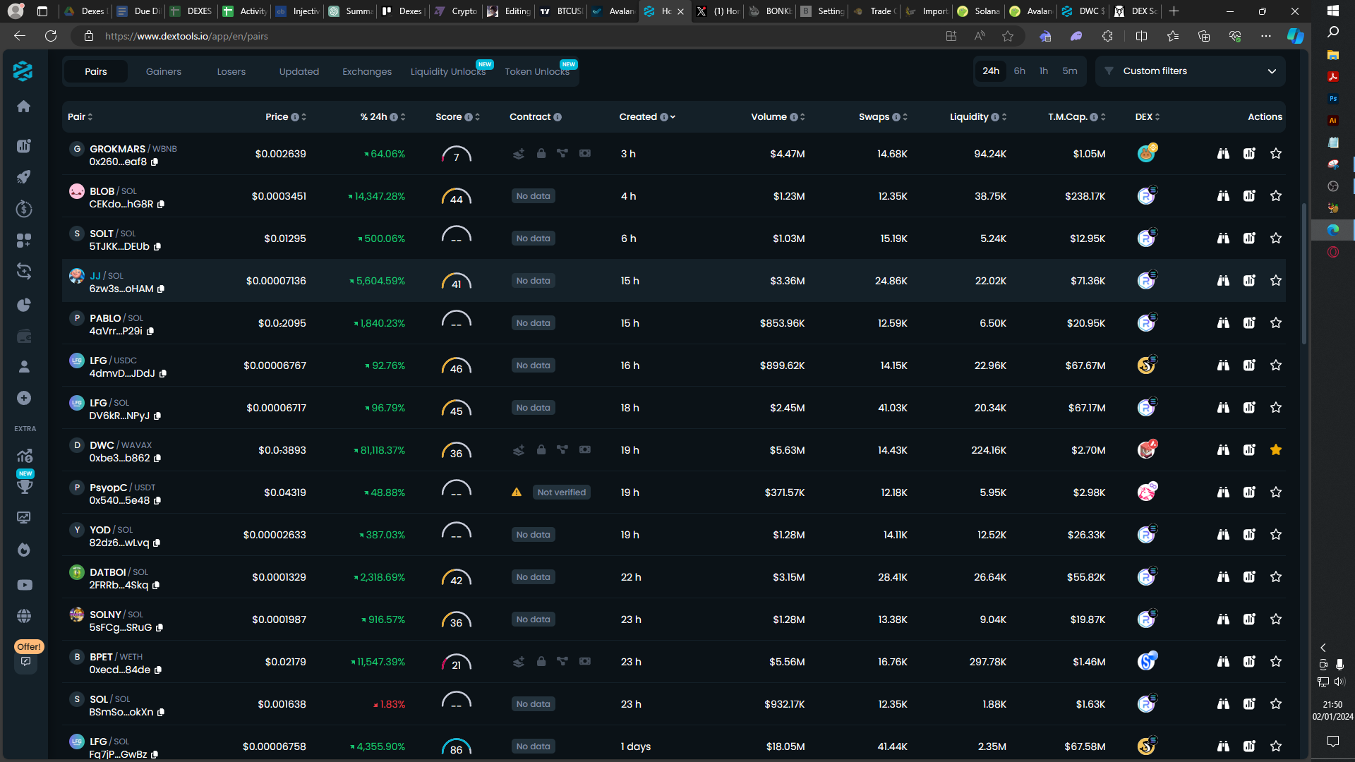 analyst/dex/2jan2024 - Icebricks's Journals