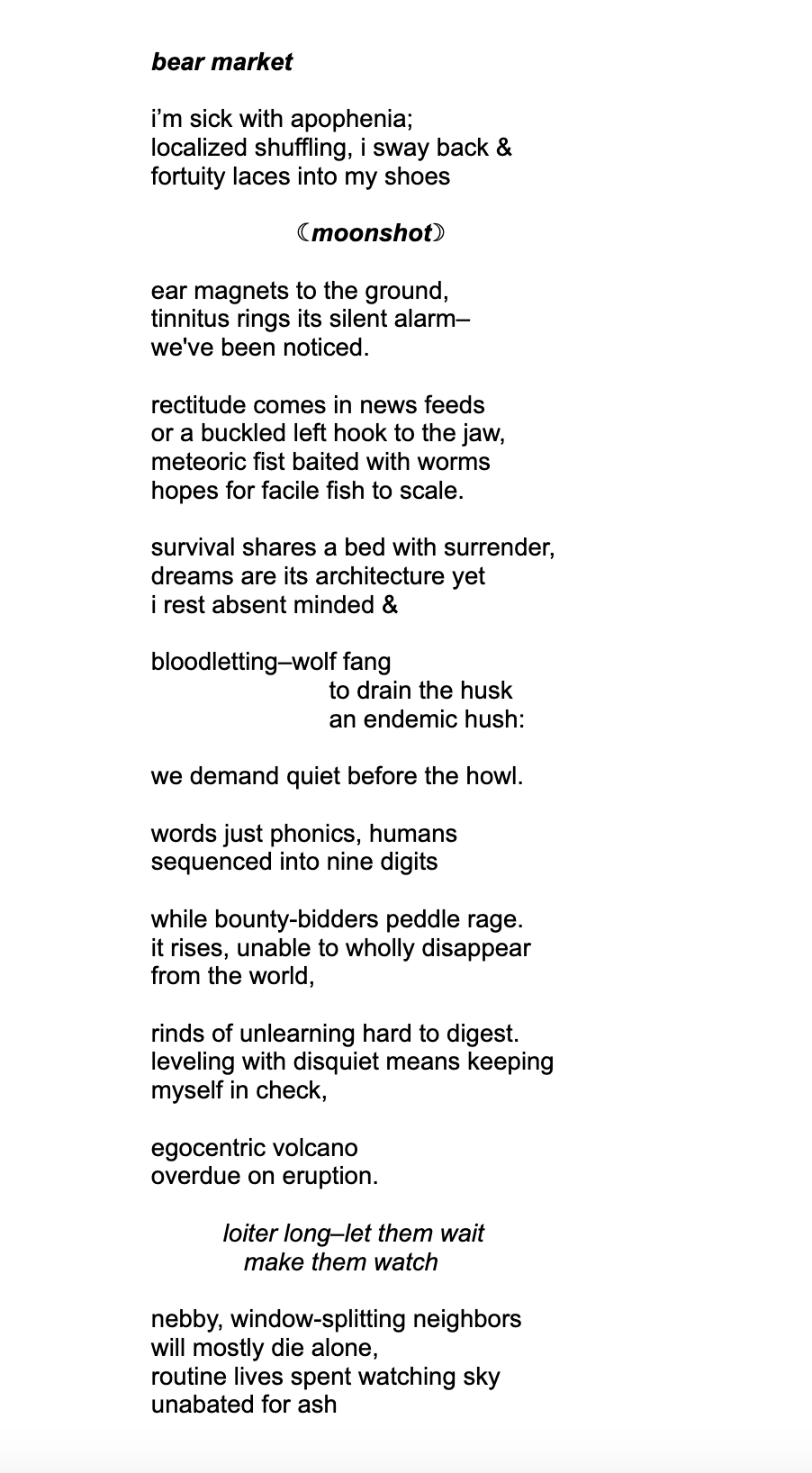 idgaf about the stock market: & - by JP Thorn