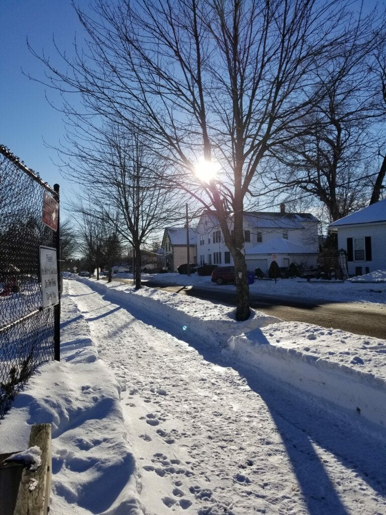 Warmed By Frozen Silence - by David M. Poff