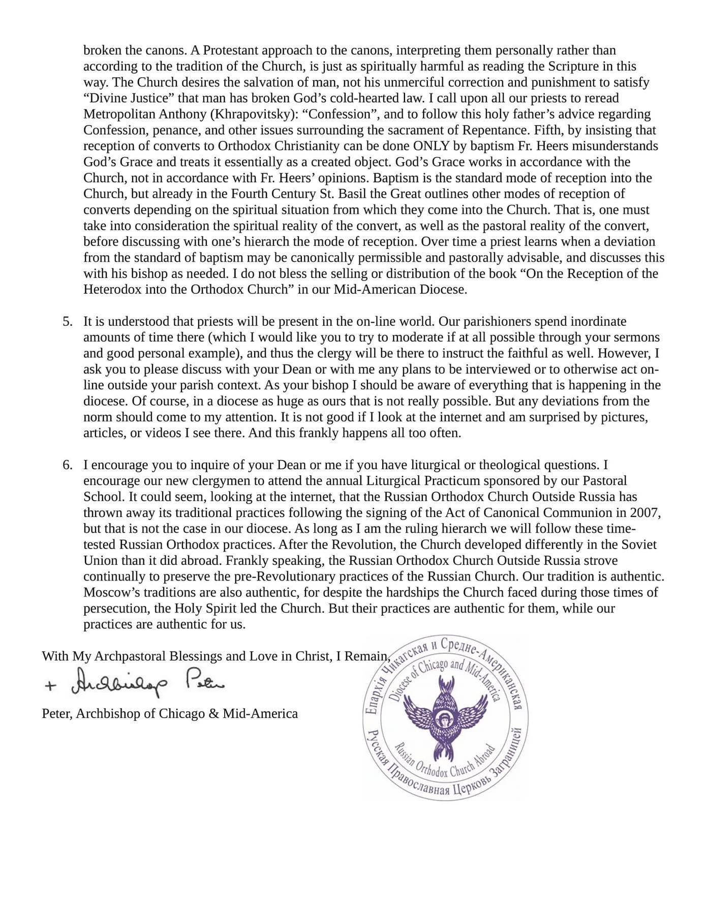 Fr. Peter Heers, Orthodox Ethos, and the Sectarian Mindset