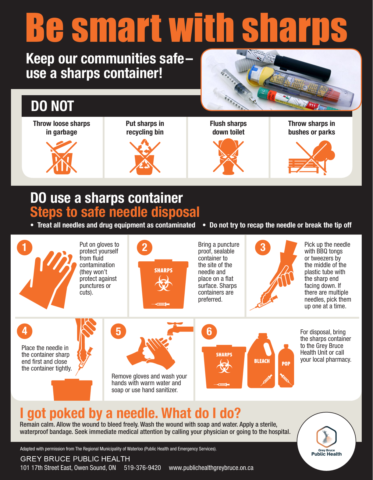 City Reminds Residents It's Their Responsibility to Dispose of Needles ...