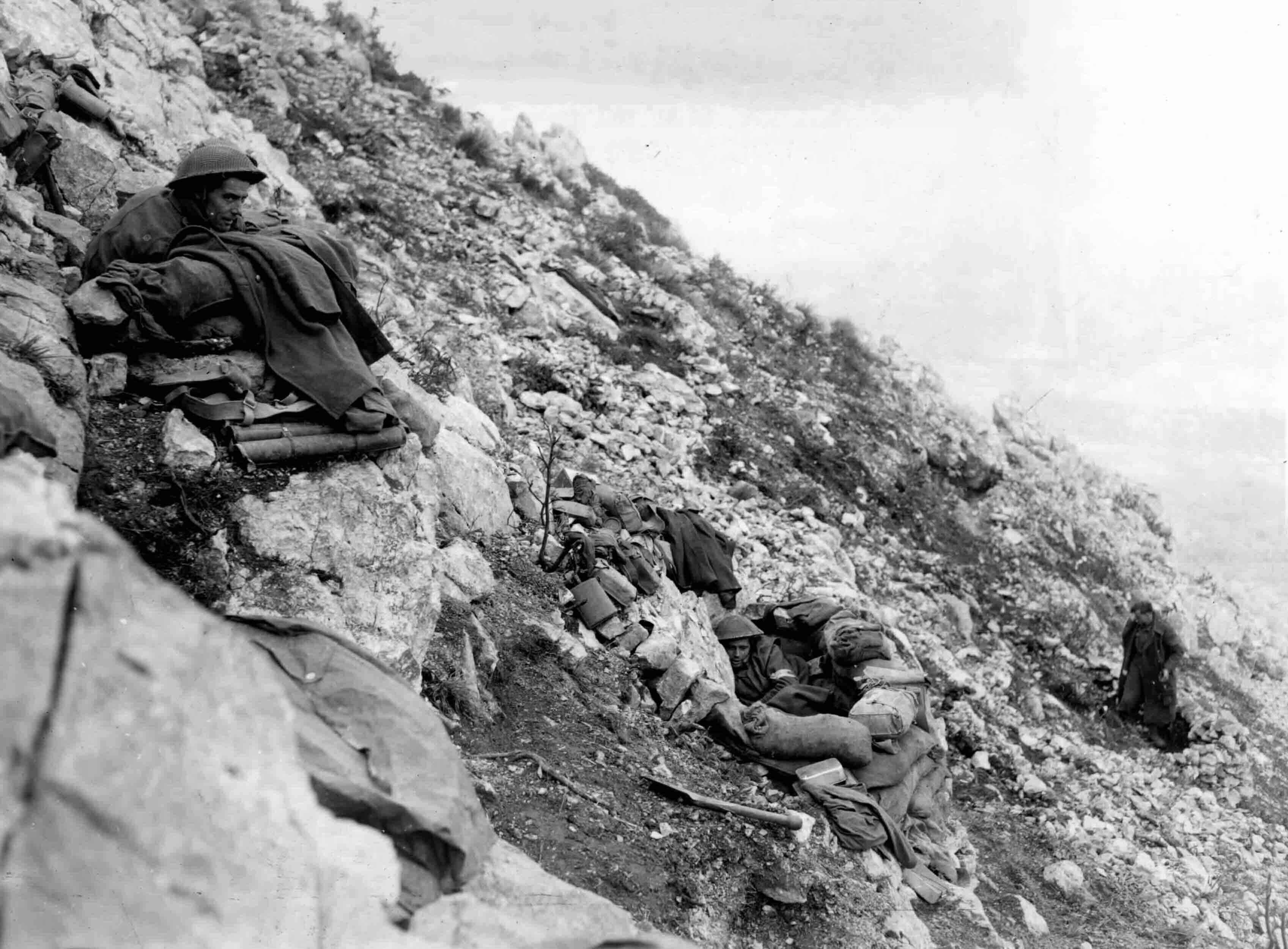 The infantry confront the Monastery - by Martin Cherrett