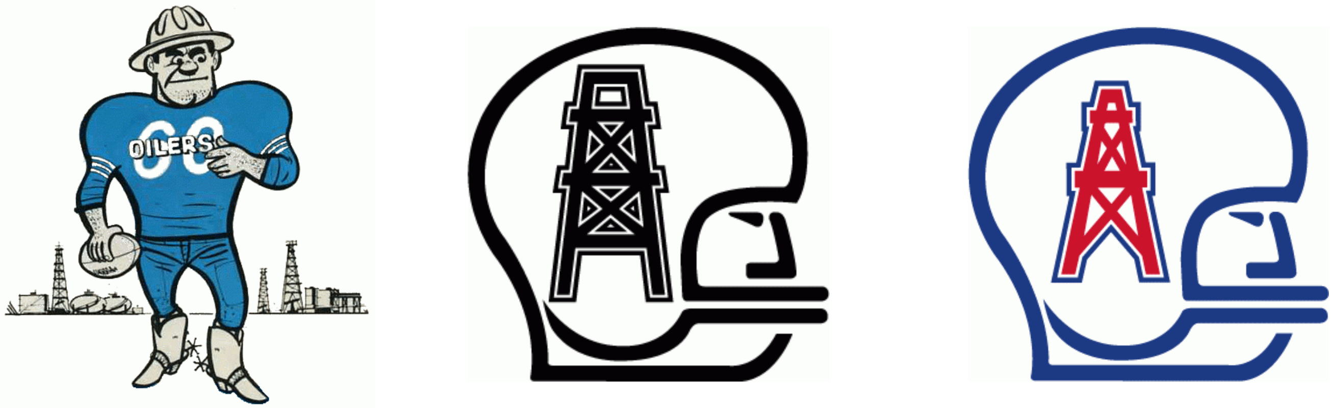 Early Houston Oilers Logo