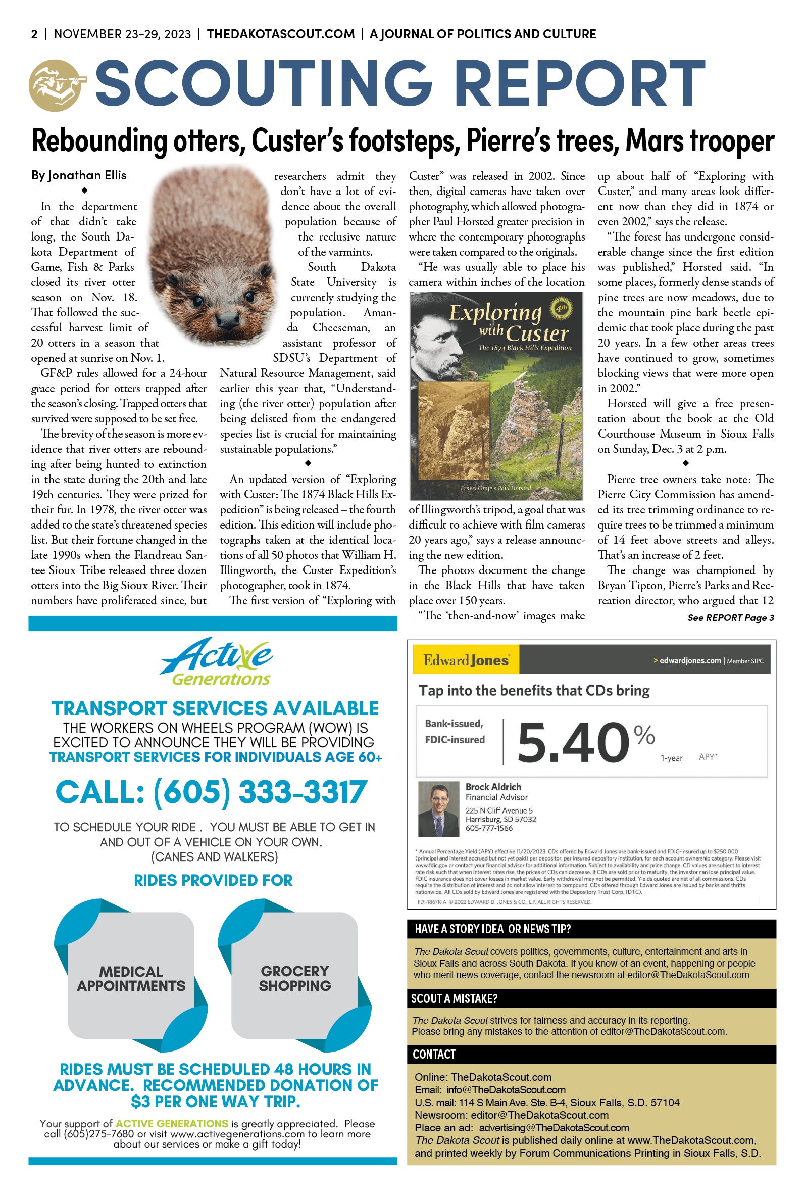 The Dakota Scout E-edition - by Joe Sneve