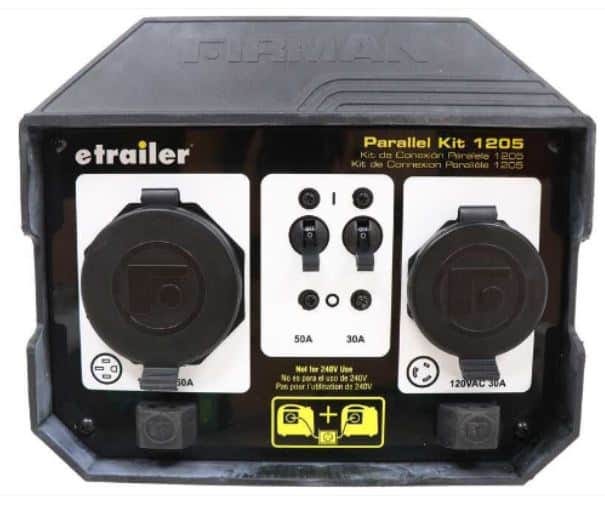 Bonding a 20-amp generator outlet with a 15-amp plug