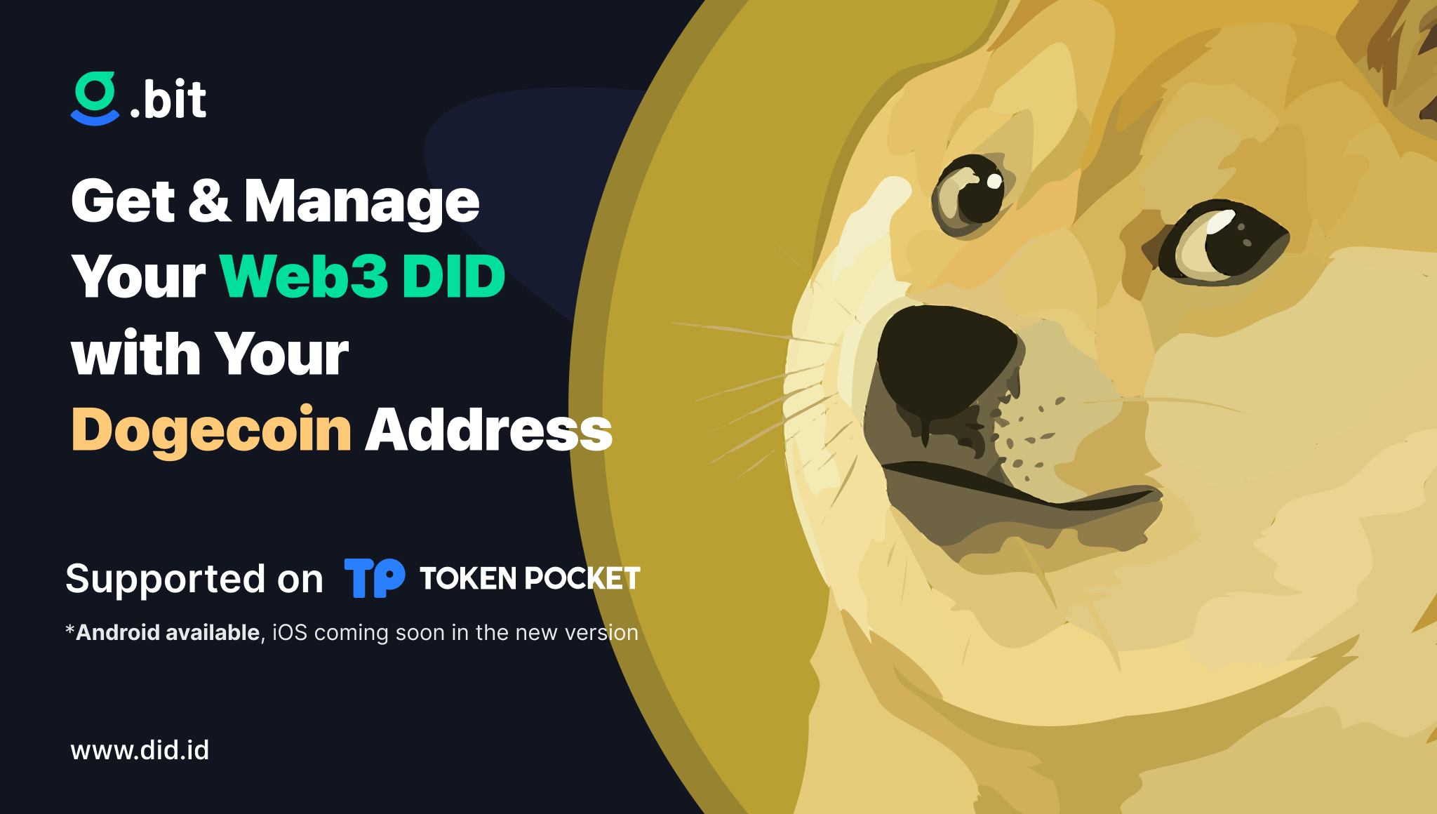 Get & Manage Your Web3 DID with Your Dogecoin Address