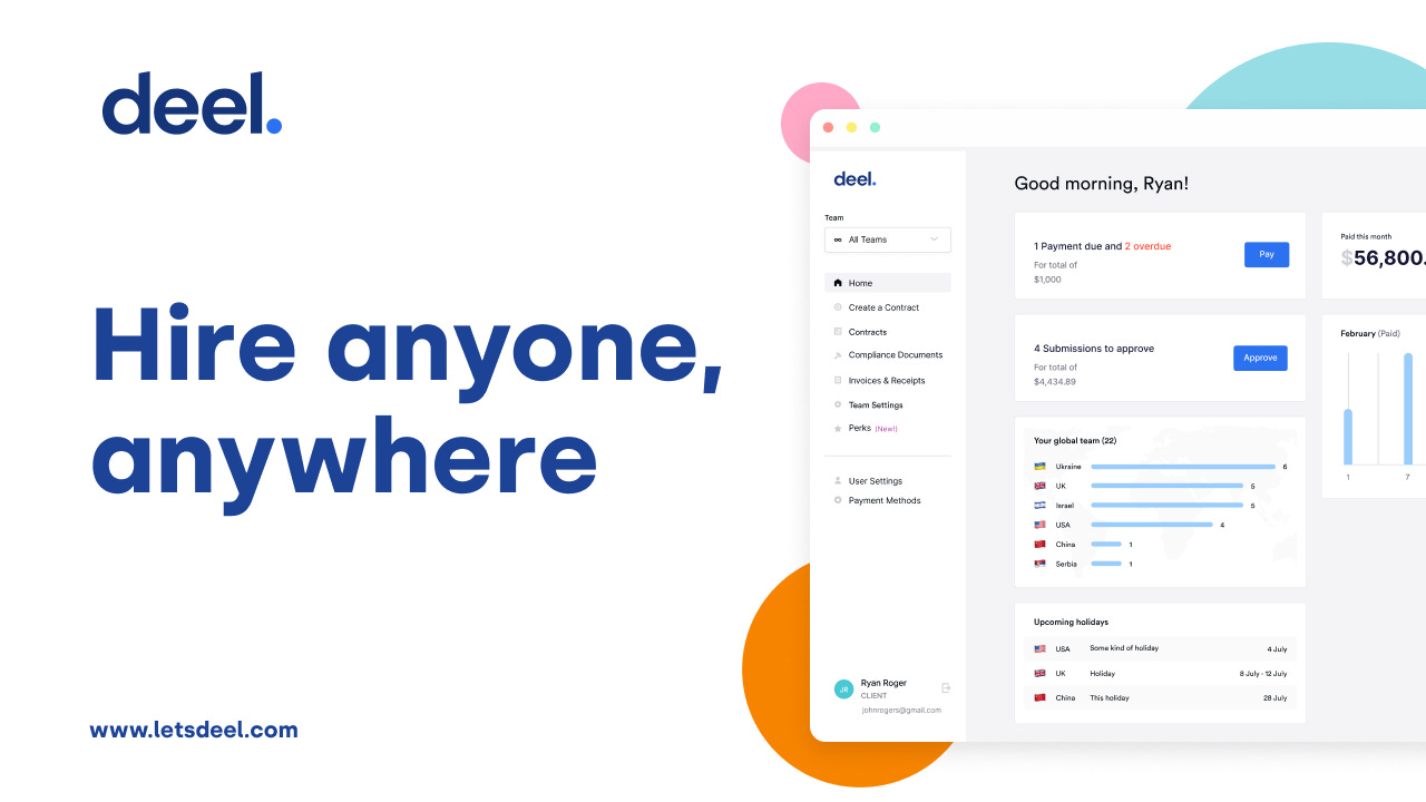Deel ：跨國企業必備的全方位 HR 平台 - by Mark Lin