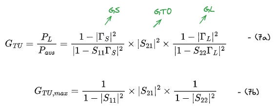 Understanding Two Port Amplifier Power Gains