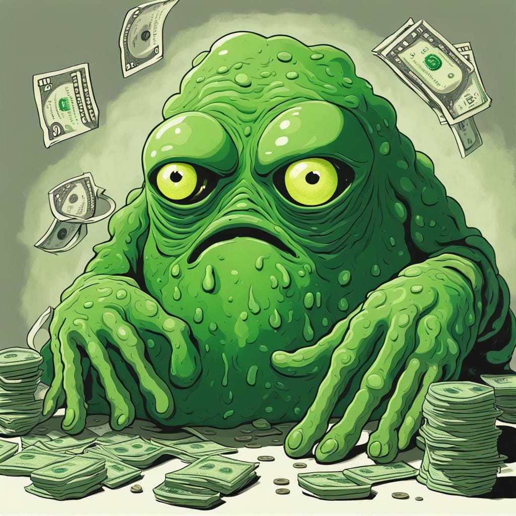 The Incestuous Green Blob - by David Turver - Eigen Values
