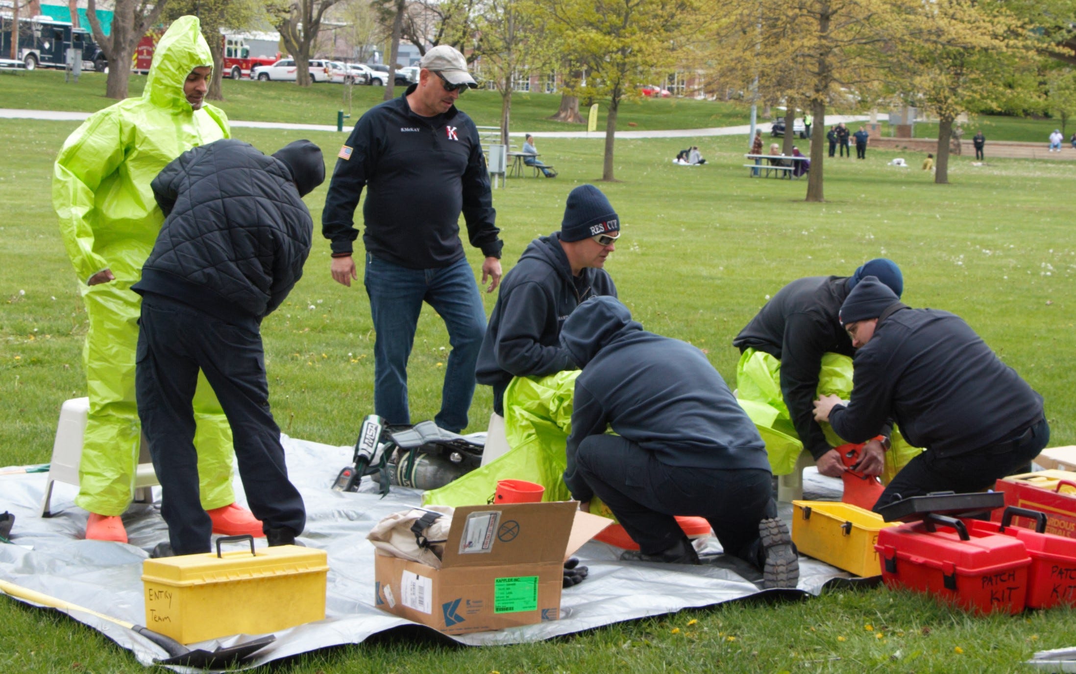 Mock mass casualty event takes over Foster Park