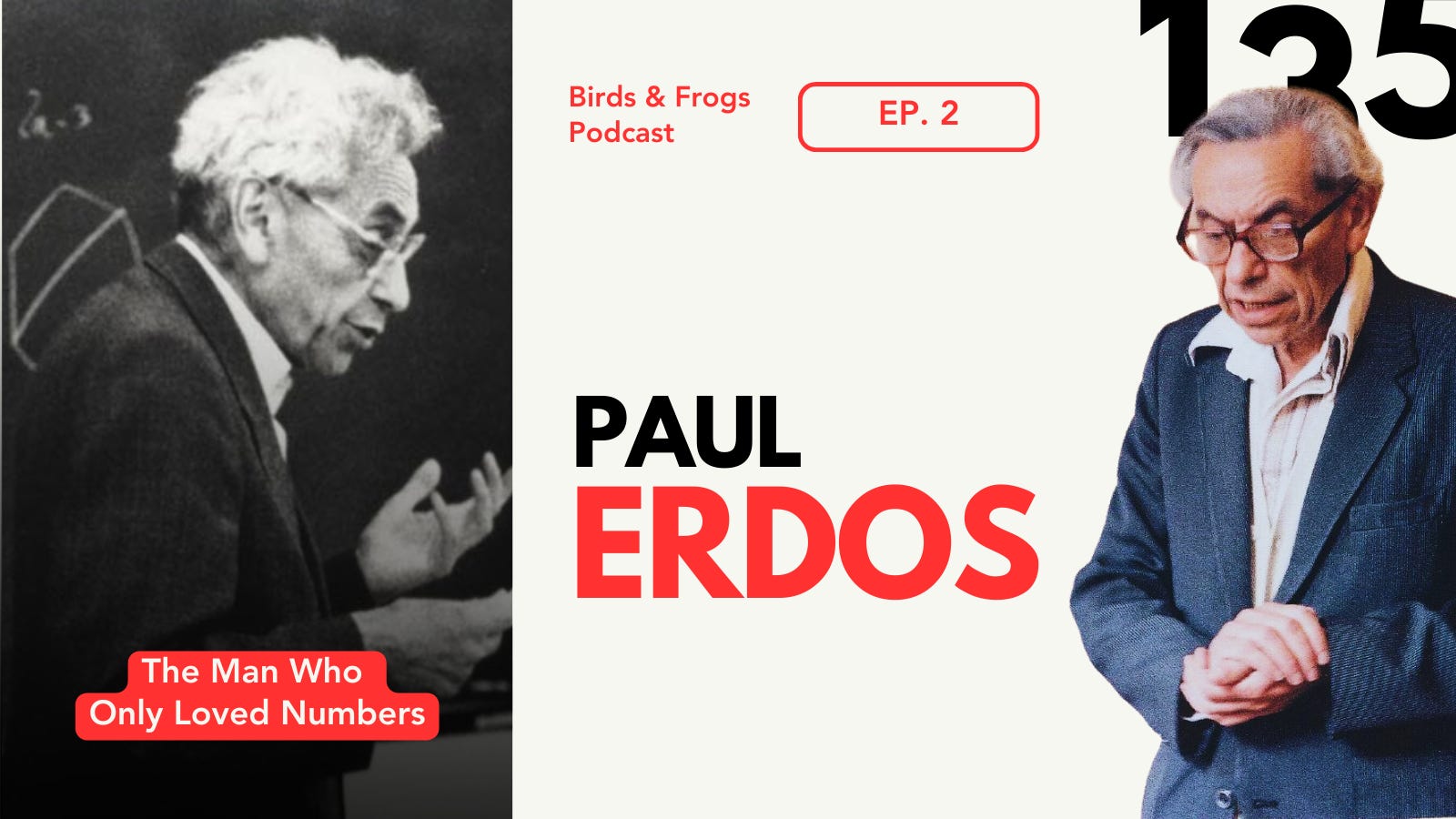 #2 Paul Erdős (The Man Who Loved Only Numbers)