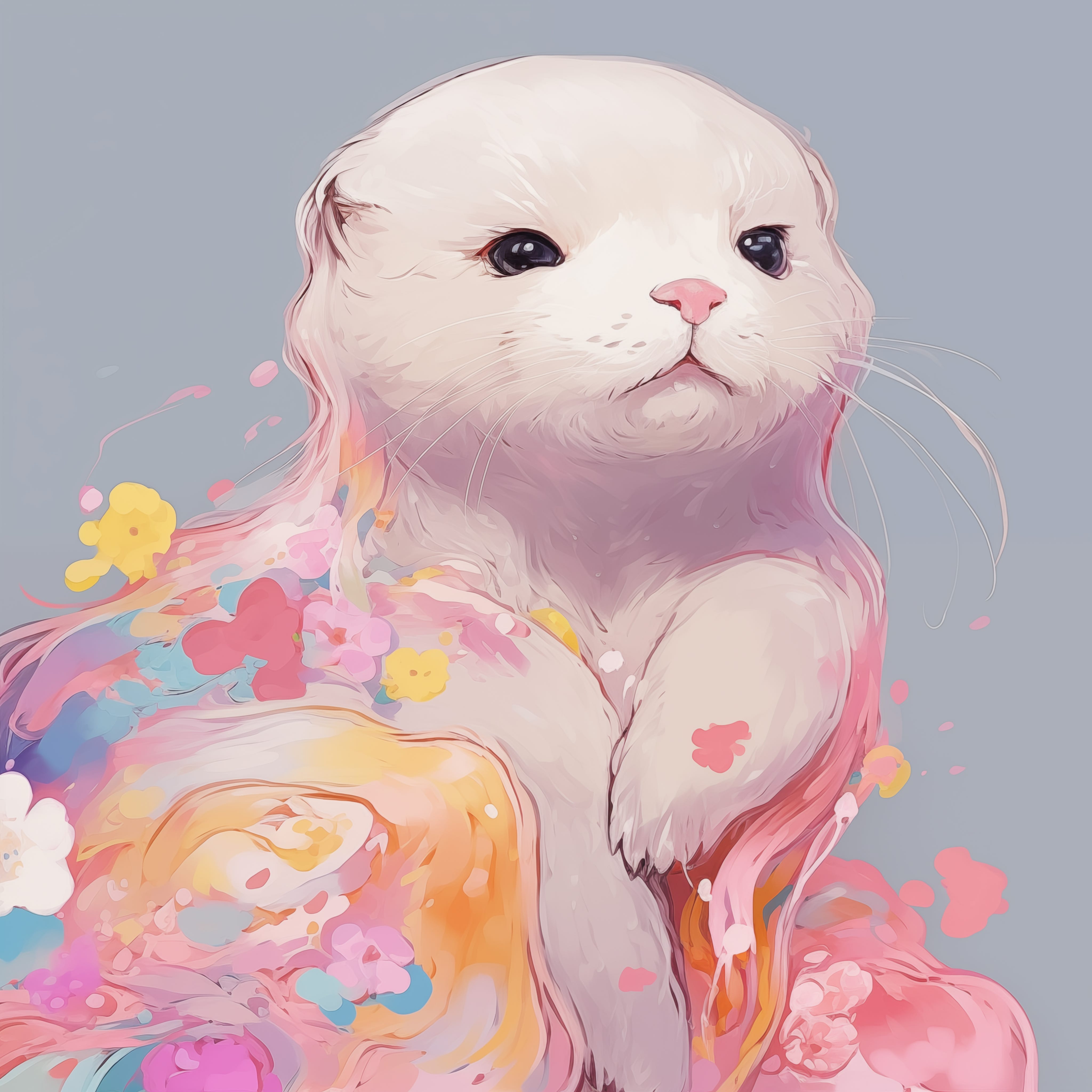 48 hour Sea Otter Cam Matrix Graffiti