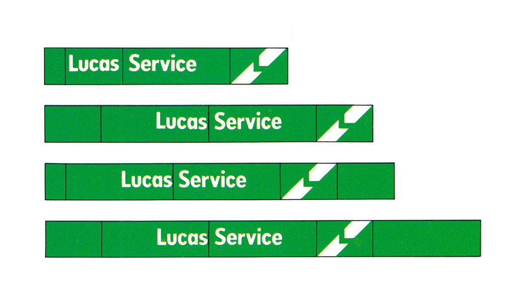 Pentagram's logo for Lucas Industries – Logo Histories