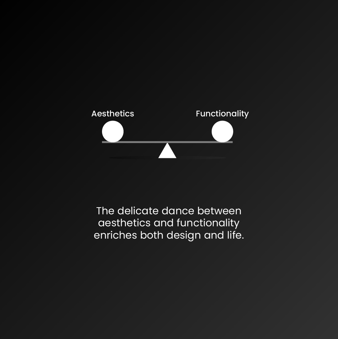 Balancing Aesthetics and Functionality in Design and Life