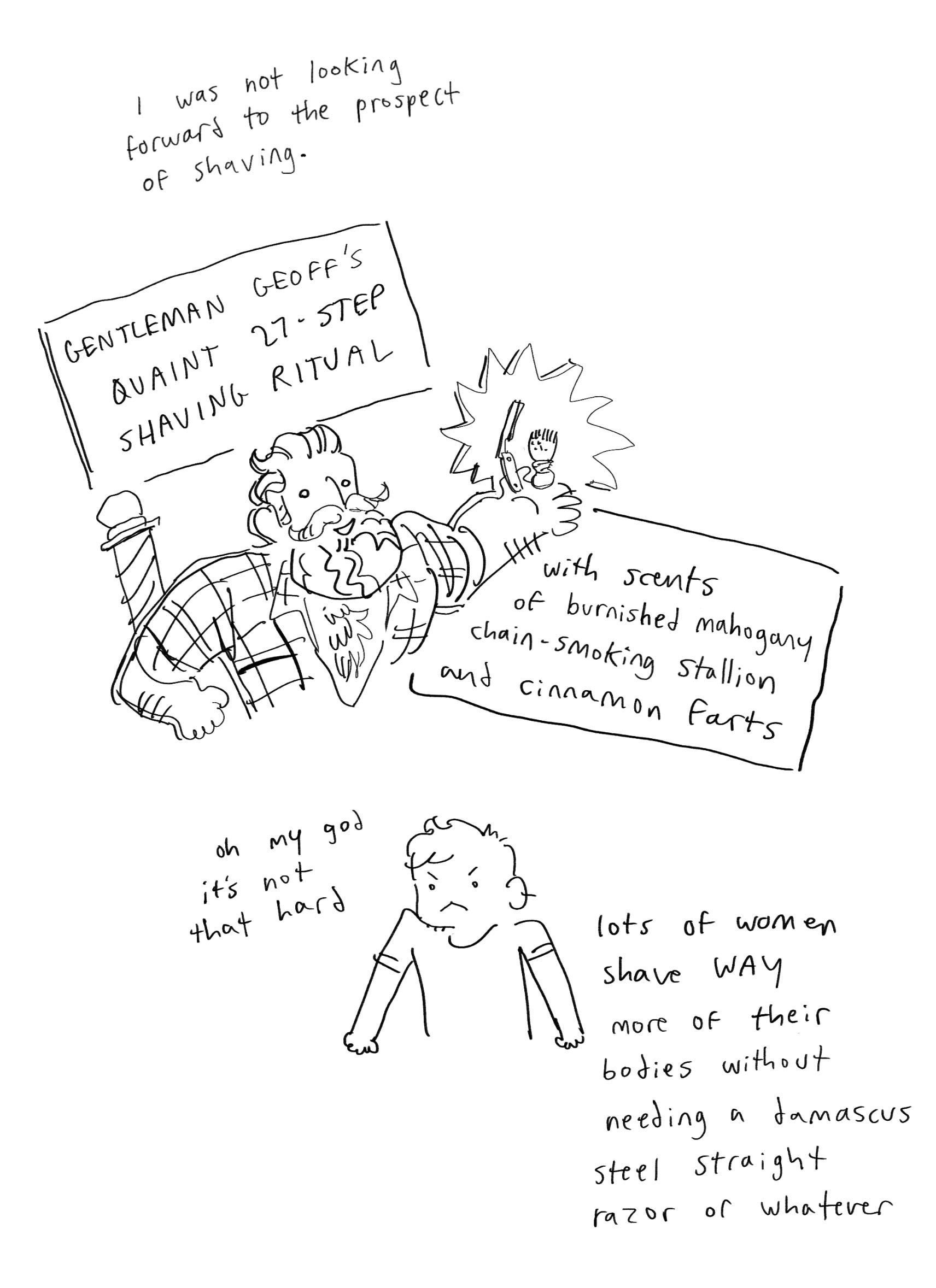 Transition Diary #4: Shaving - by ND Stevenson