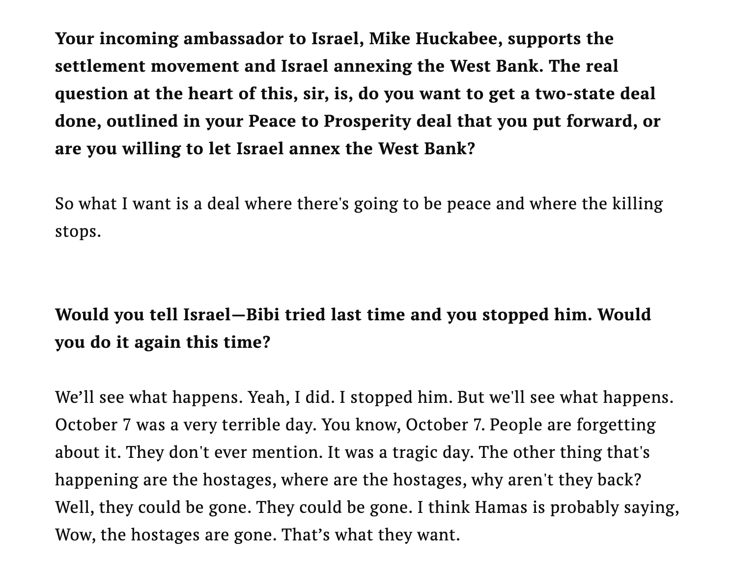 Trump's Time interview provides a sobering reminder