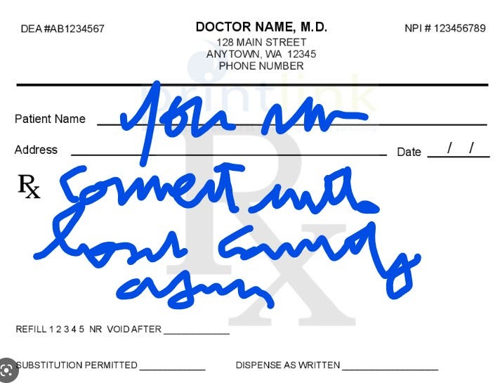 How To Write A Prescription
