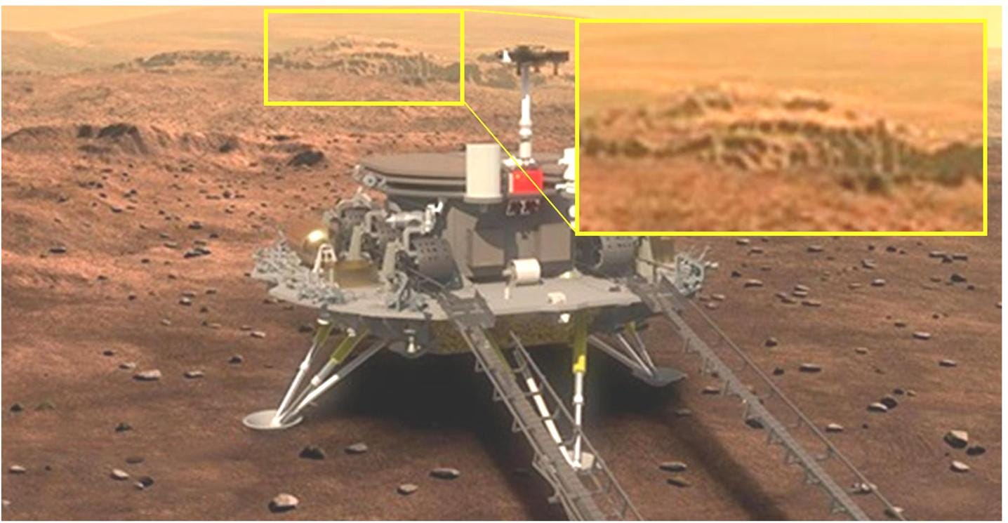 Is the Chinese Mars Rover Looking for E.T. Ruins?