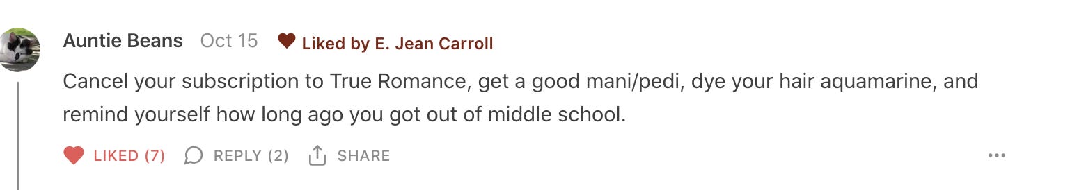 Winner!! - by E. Jean Carroll - Ask E. Jean