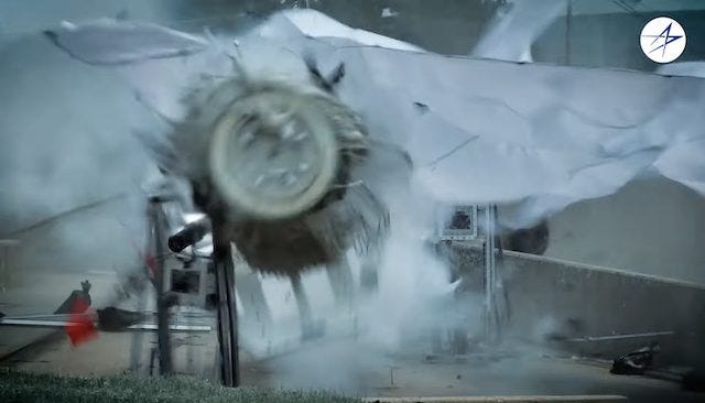 Inflatable Habitat Burst Test Conducted by Lockheed Martin