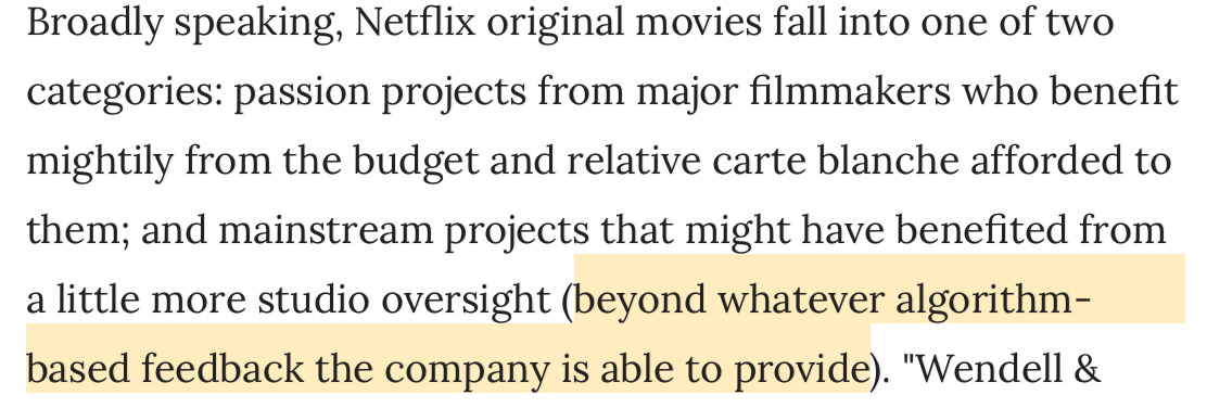 The Algorithm is Still a Lie