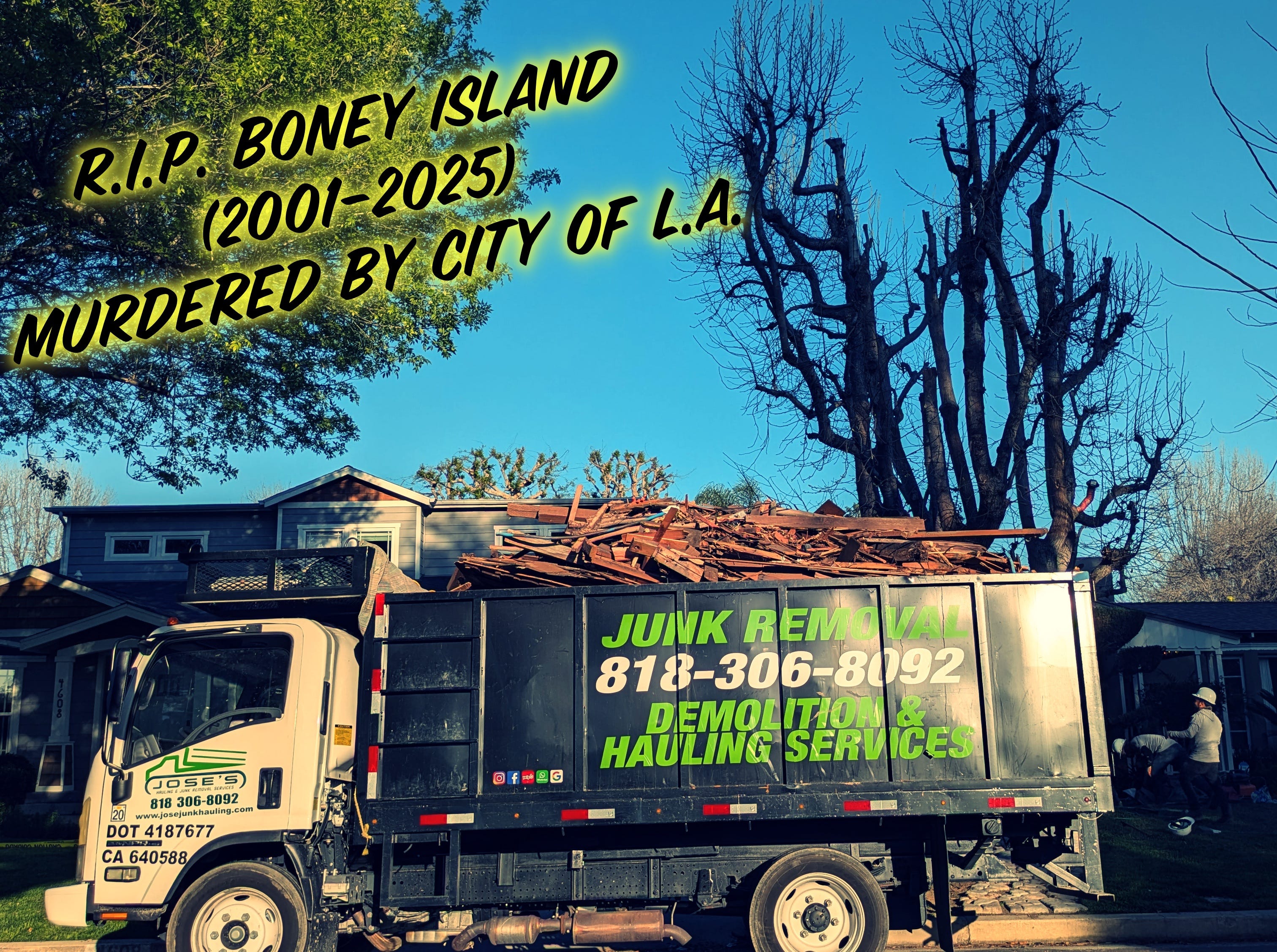 A visit to Boney Island Treehouse on the eve of demolition