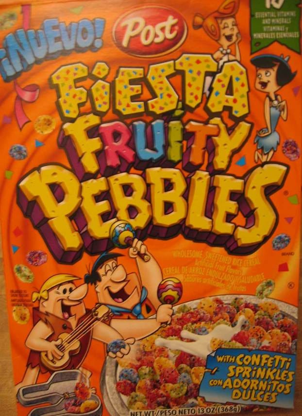 Fiesta Fruity Pebbles ¿Barney, Dónde están mis guijarros?